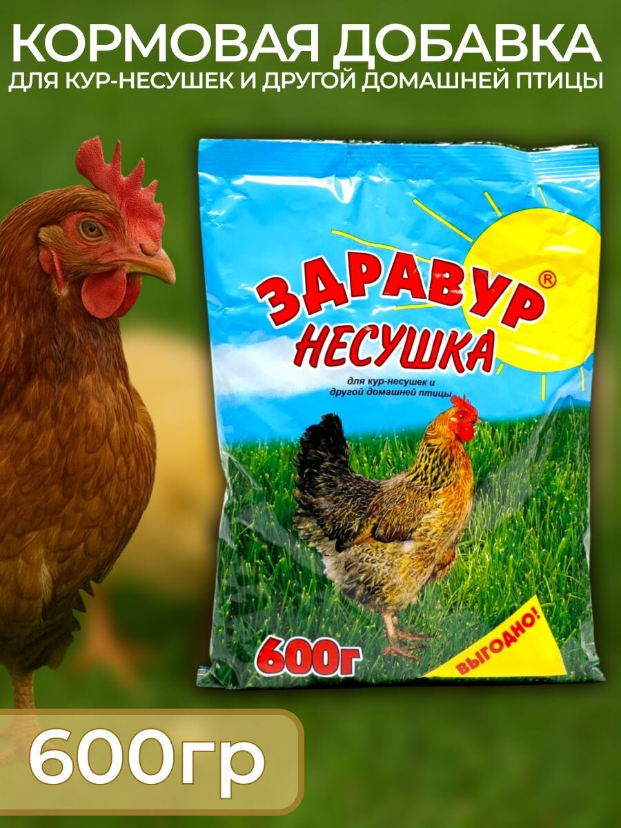Здравур Несушка витаминная кормовая добавка 600гр