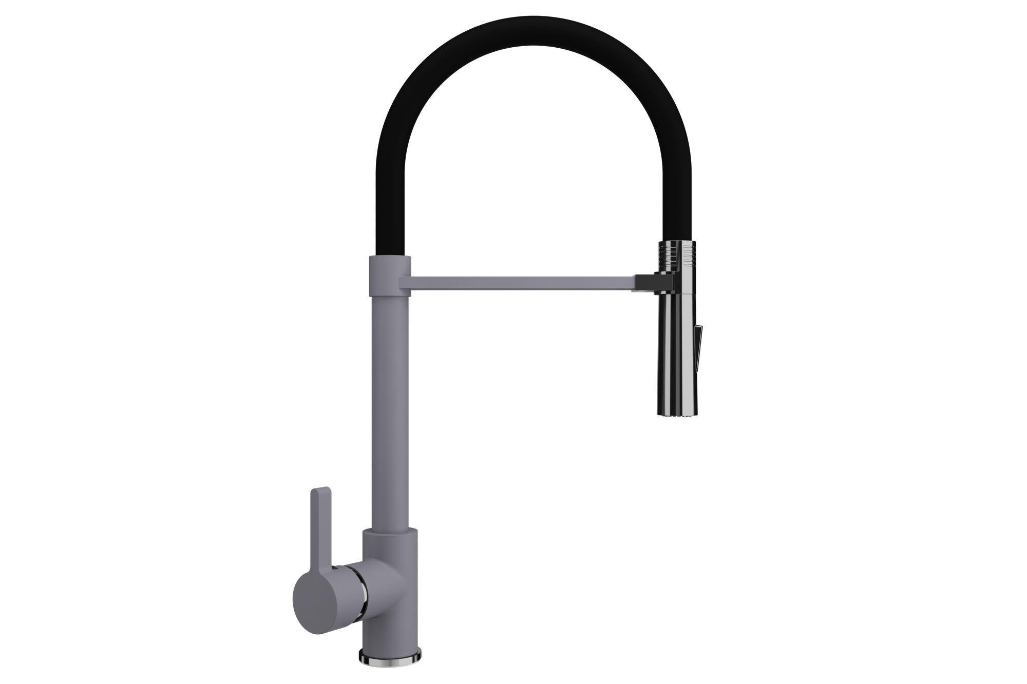 Смеситель для кухни Ulgran Quartz UQ-024-05 цвет Бетон, качество и стильный дизайн