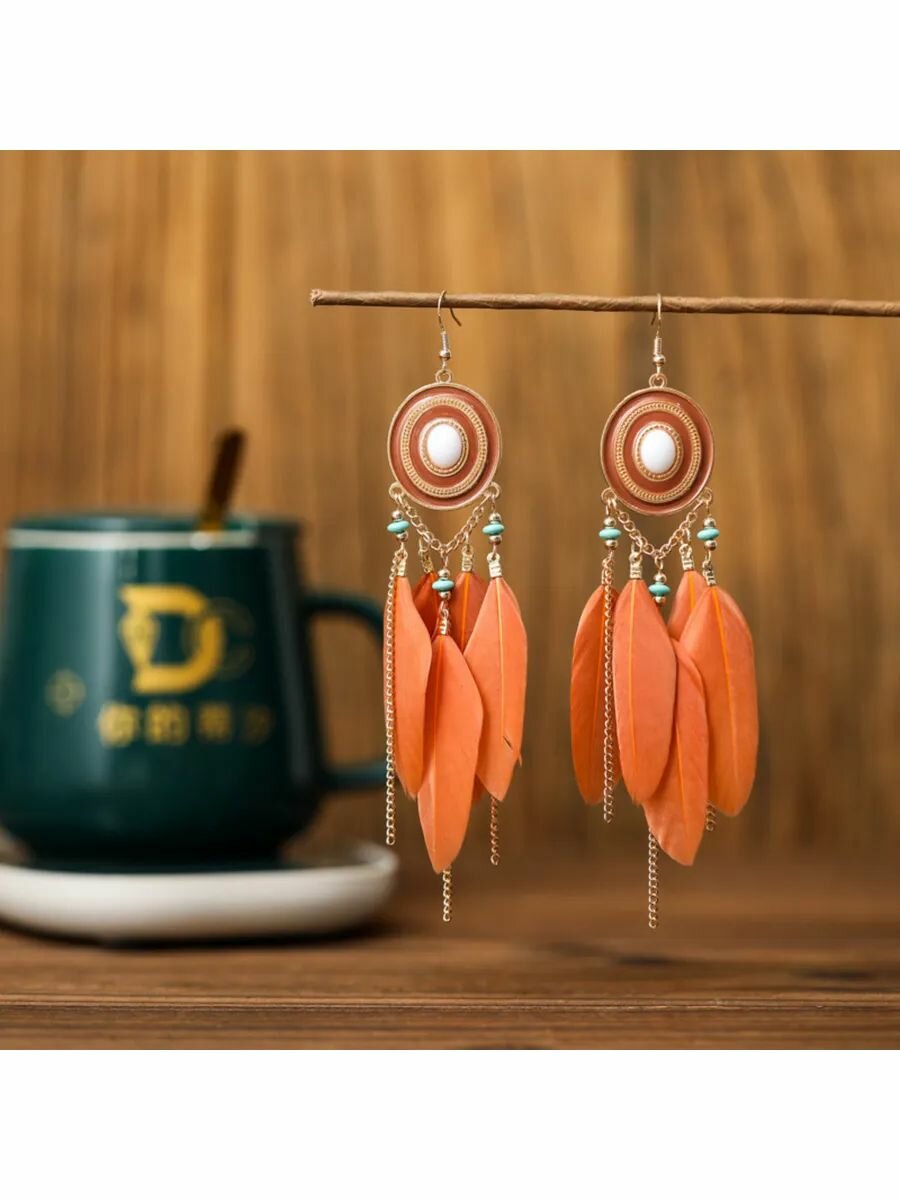 Серьги цепочки