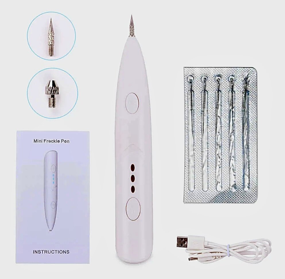 Лазерная ручка для удаления папиллом и бородавок, родинок и невусов, кондилом и атером. Электрокоагулятор от шрамов, тату и веснушек