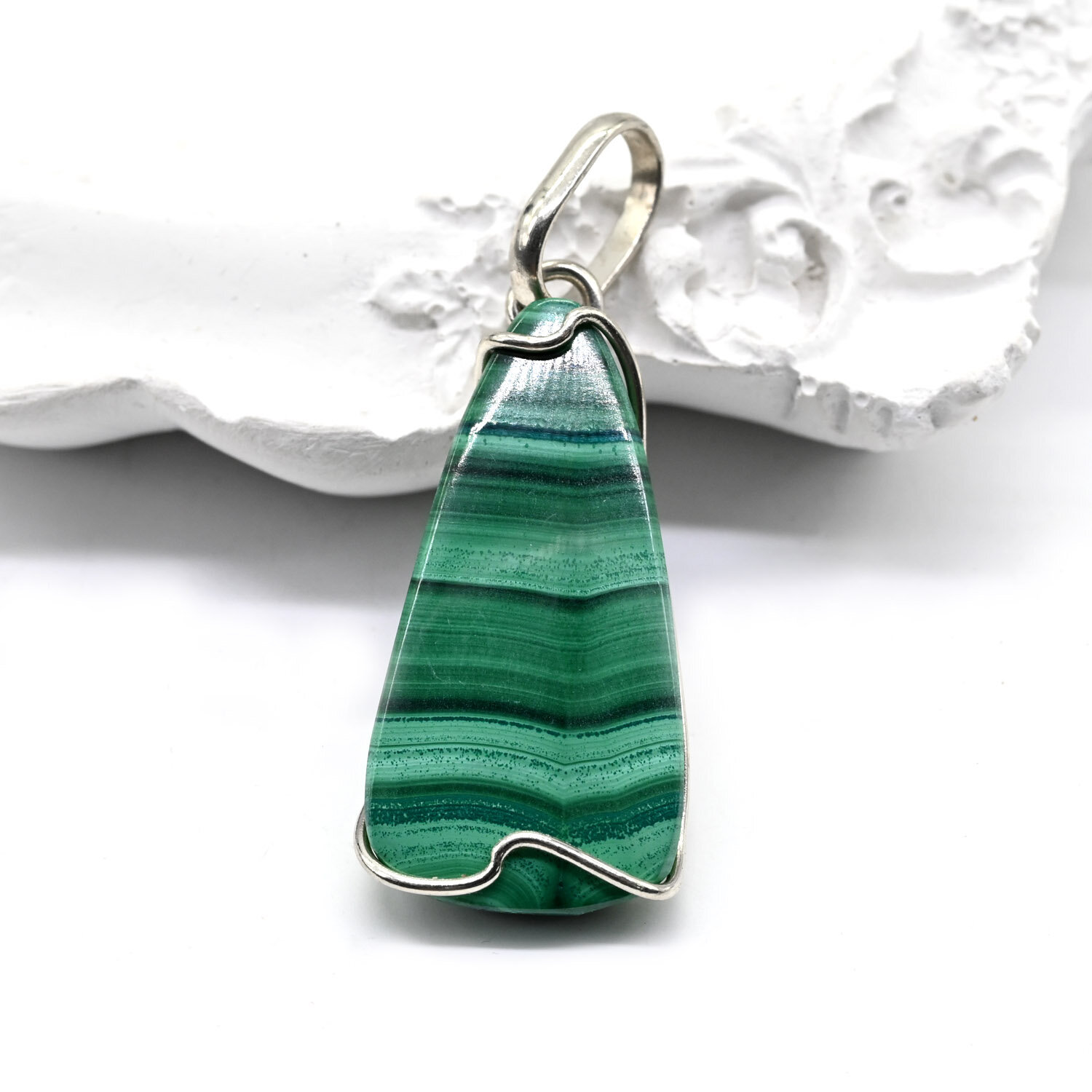 Подвеска, малахит