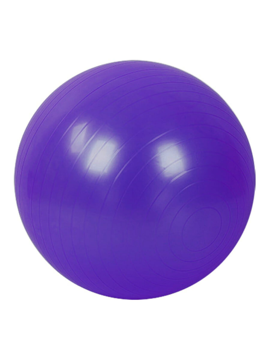 Фитбол с насосом UNIX Fit антивзрыв, 75 см, фиолетовый