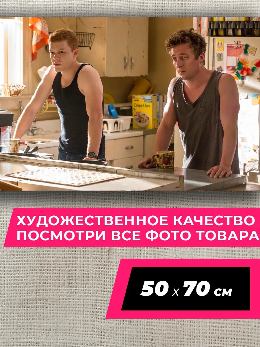 Постер Бесстыжие на стену 33 Shameless 50 на 70, матовая фотобумага премиум качества