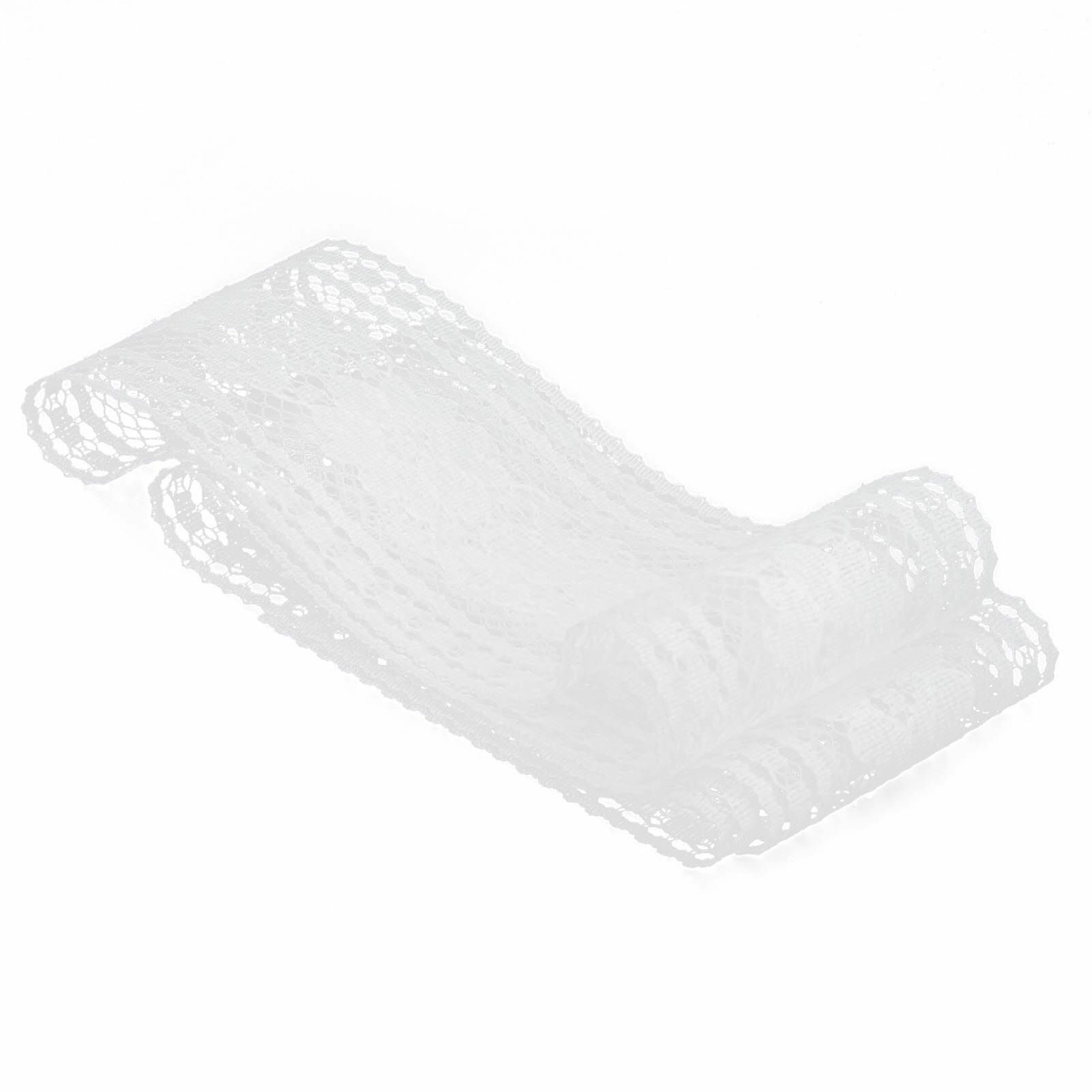 Белая нейлоновая кружевная лента, 10 ярдов, 5 см