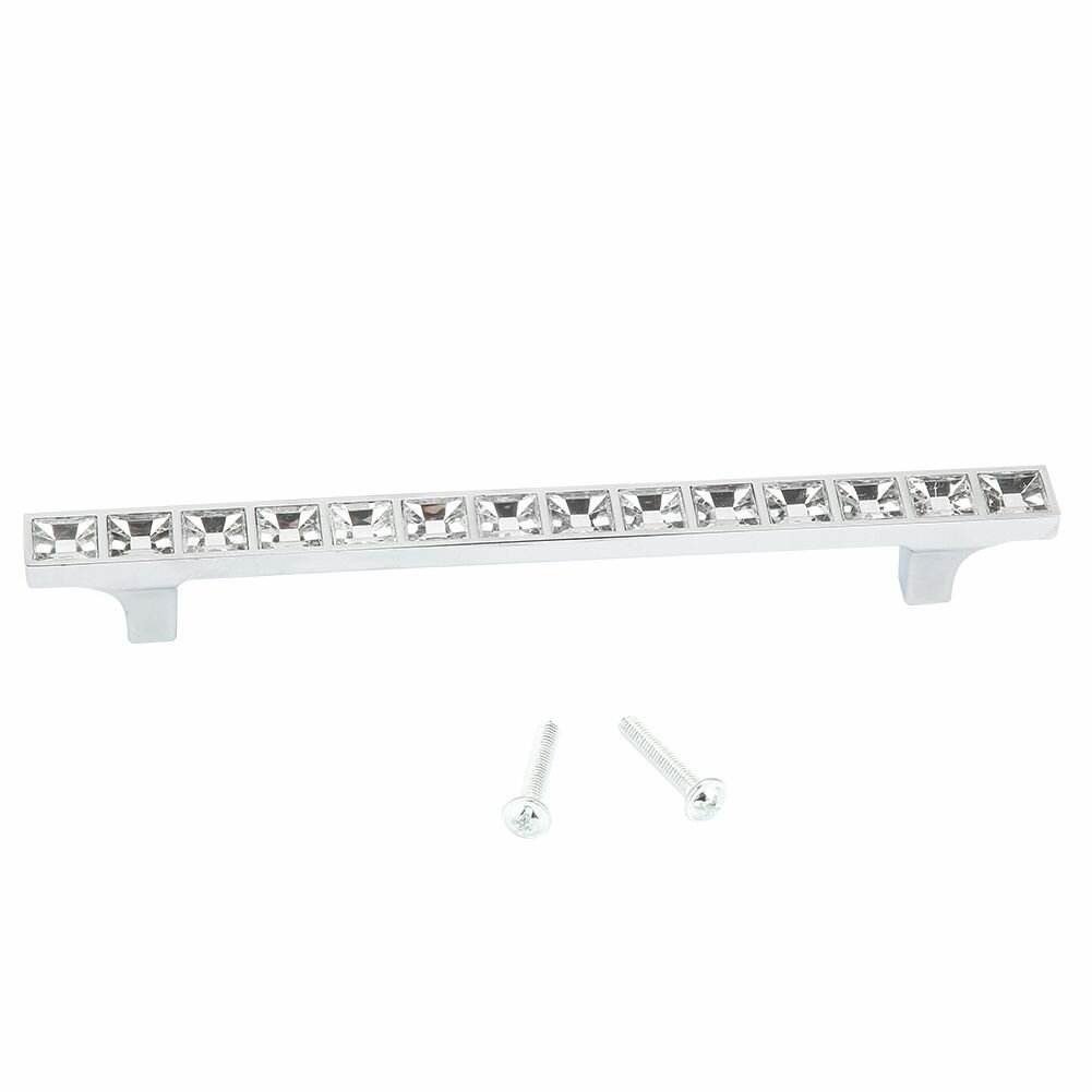 Ручка для шкафа с кристаллами 128 мм