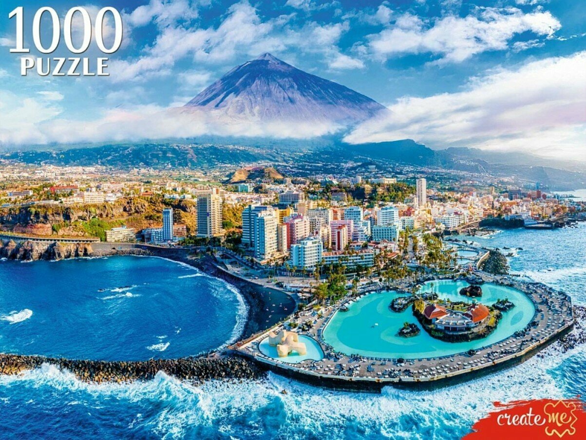 Пазл для взрослых Рыжий Кот 1000 деталей, элементов: Испания. Пуэрто-де-ла-Крус