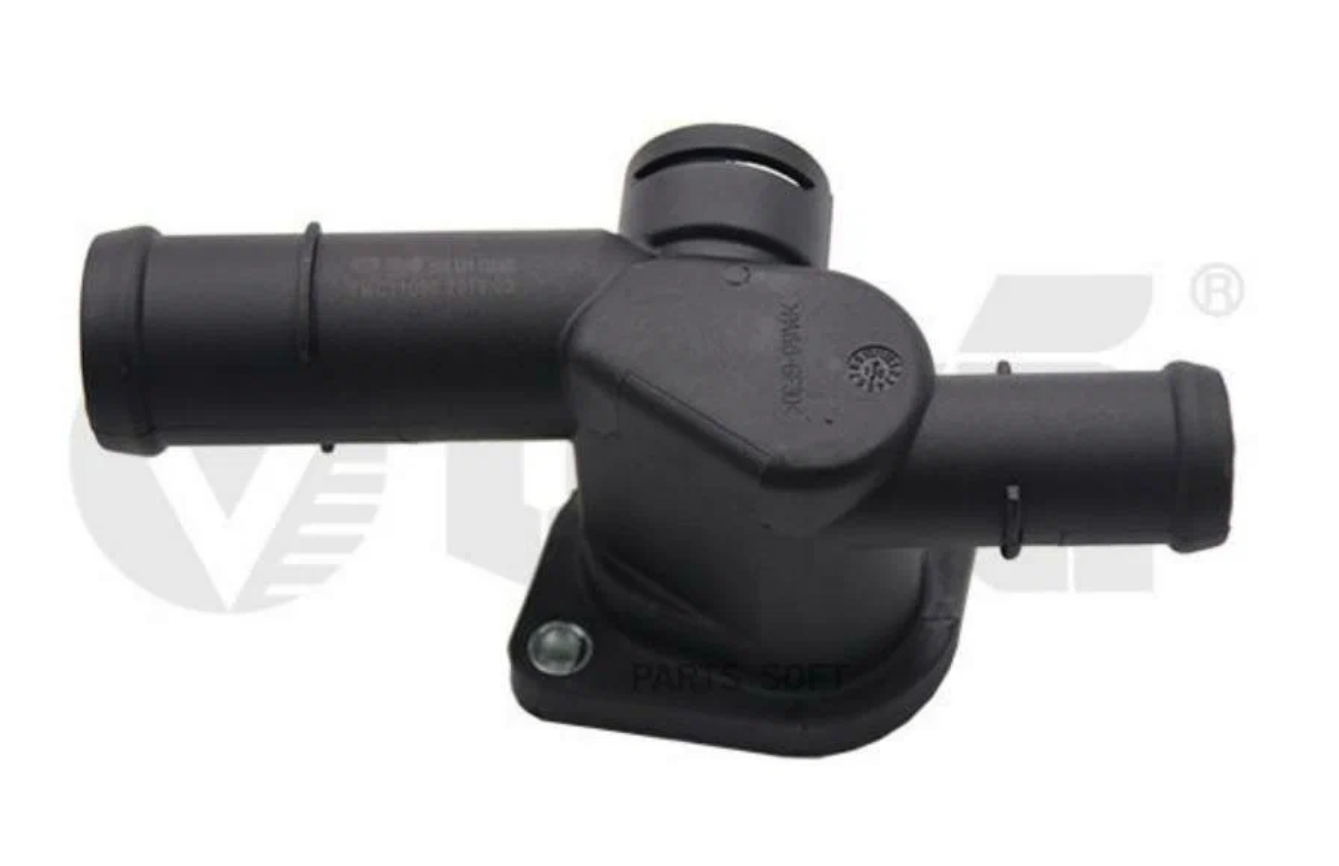 11210117701 VIKA Фланец системы охлаждения AUDI A3, SKODA Octavia II, VW Golf 5/6/Jetta/Passat/Touran/Caddy 1.6 03-17