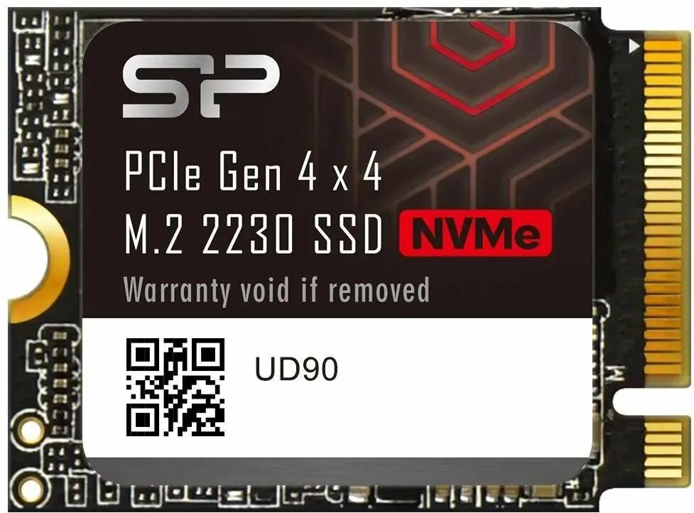Внутренний SSD-диск Silicon Power Накопитель SSD PCIe 4.0 x4 500GB SP500GBP44UD9007 M-Series UD90 M.2 2280
