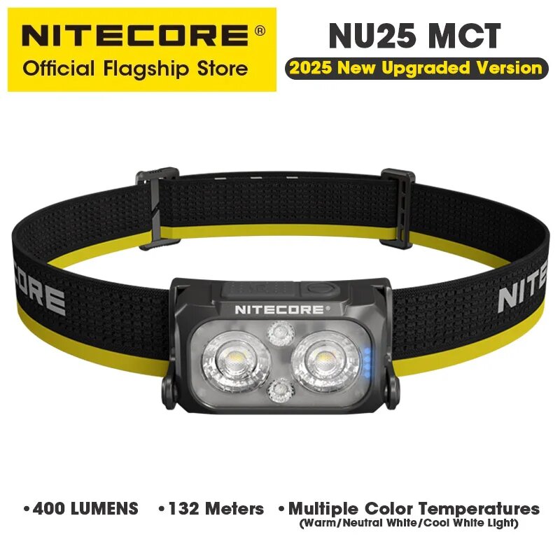 NITECORE NU25 MCT UL USB-C налобный фонарь
