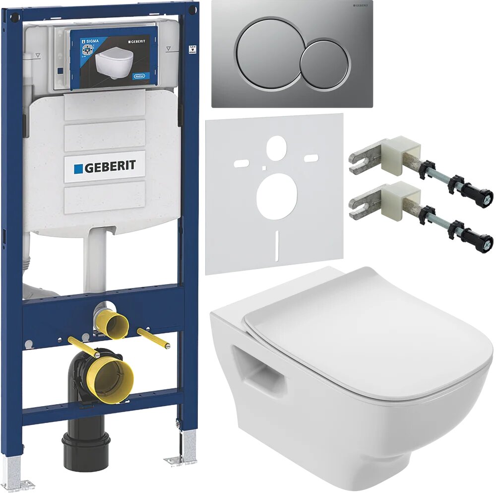 Комплект 6 в 1 Унитаз подвесной Jacob Delafon Struktura EDE102 / Сиденье E28931-WTE с микролифтом / Инсталляция Geberit Duofix UP 320 111.300.00.5 (111.950.00.6), Кнопка Sigma 01 115.770. JQ.5 цвет ма