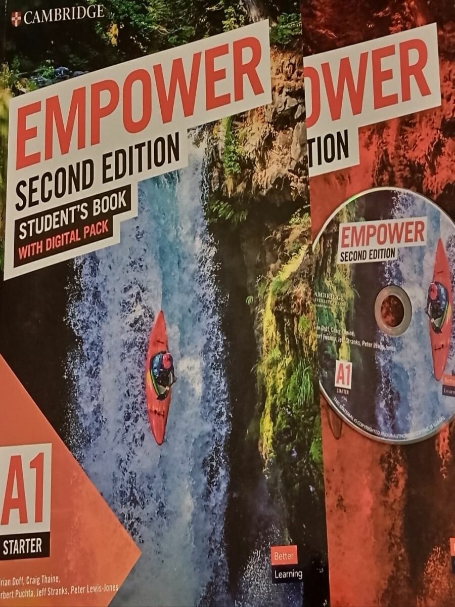 Empower A1 Starter Second edition (новое издание) Полный комплект: Student's Book (учебник) + Workbook (рабочая тетрадь) + диск