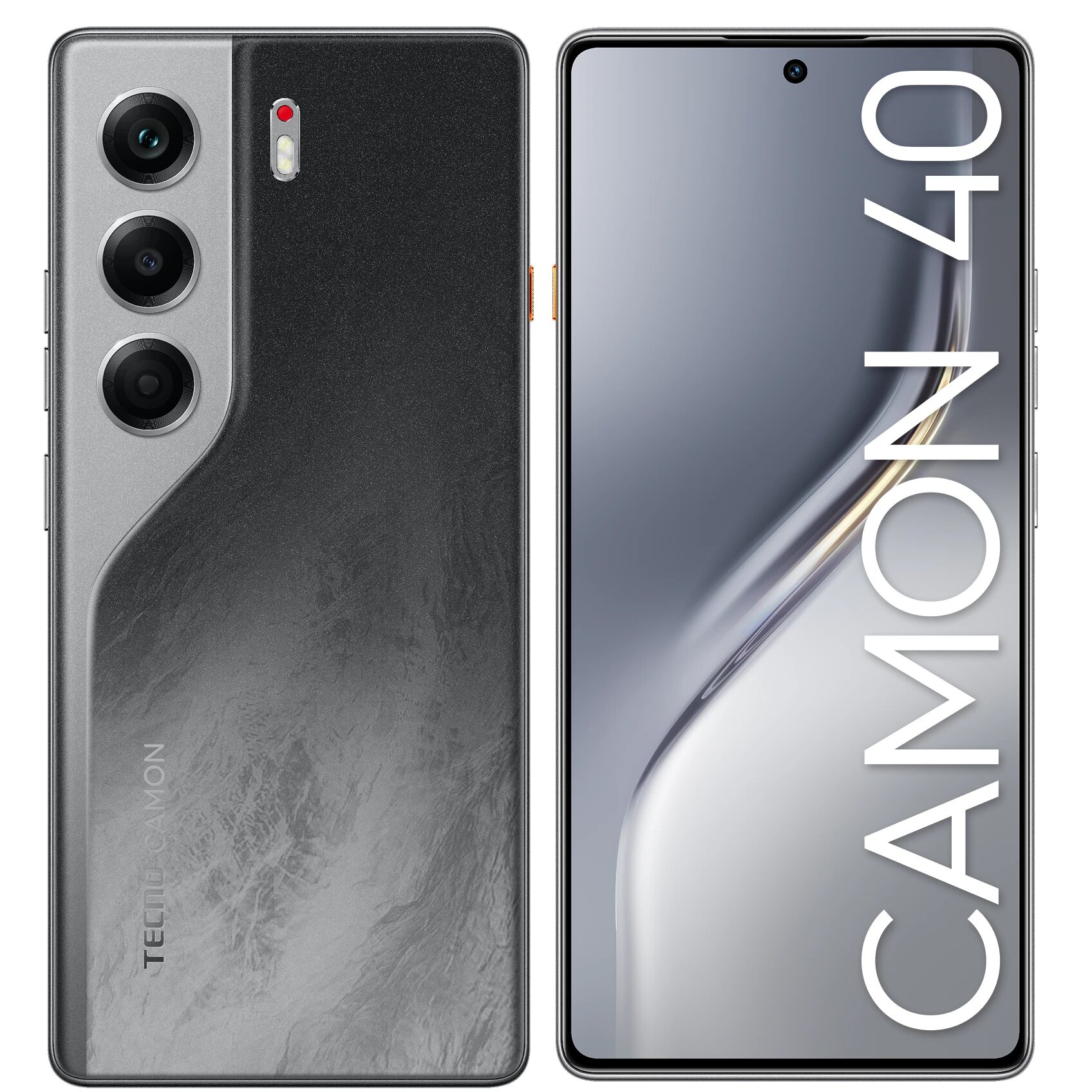 Смартфон TECNO Camon 40 8/128Gb Galaxy Black, Ростест (EAC) Amoled 120 Гц