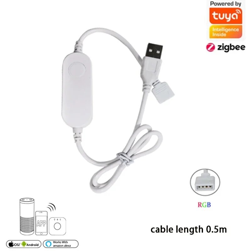 YSRSAI RGB контроллер для светодиодной ленты 5-24В 5V USB RGB Controll