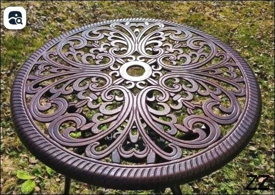 Садовый стол, Металл 60х60х65.5 см