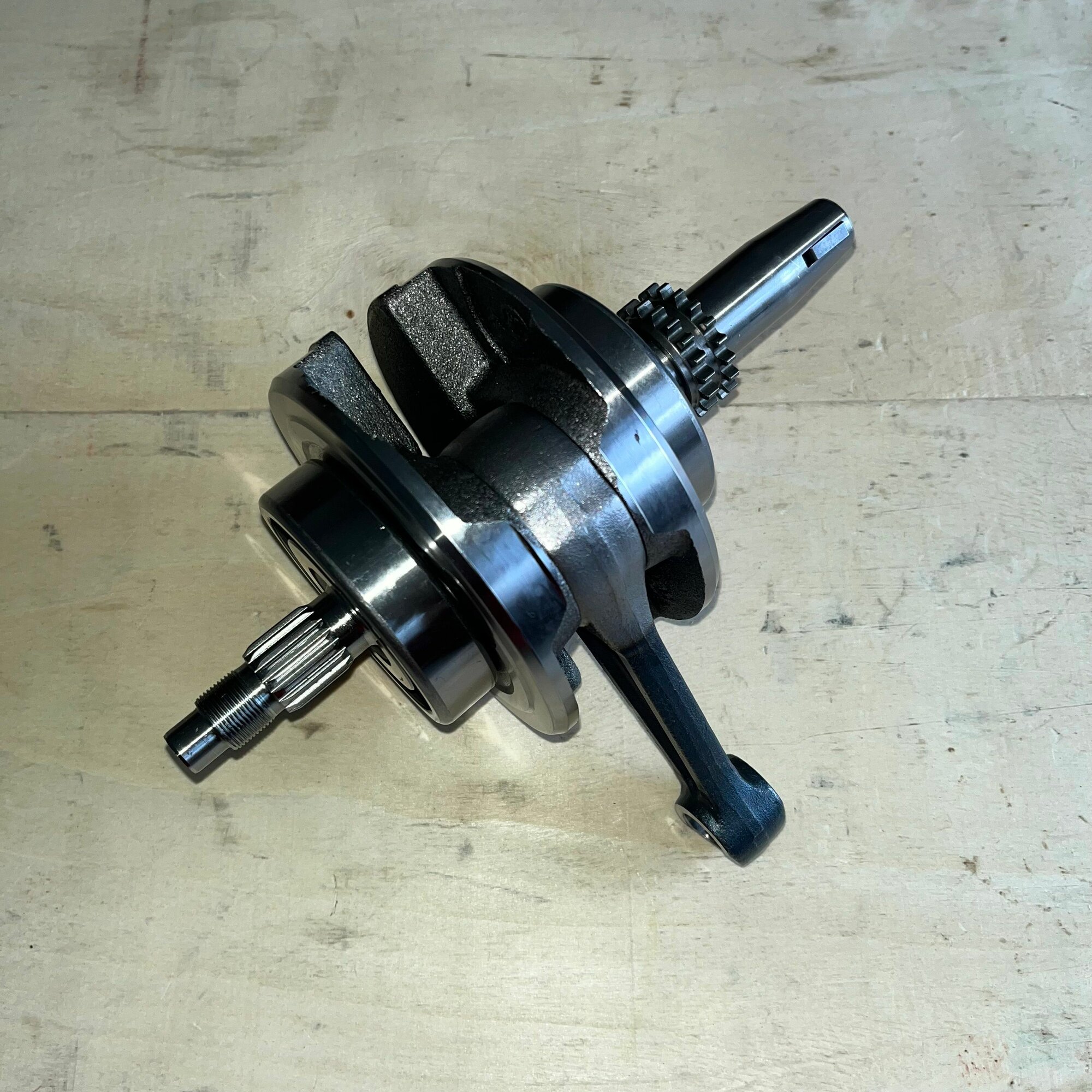 Коленвал ZS170MM-2 (СВ250) в сборе с подшипниками