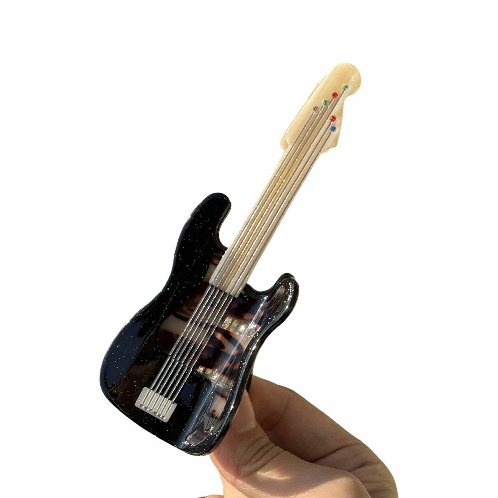 Модная ацетатная музыкальная кассета с фортепианной заколкой для волос тематического мероприятия