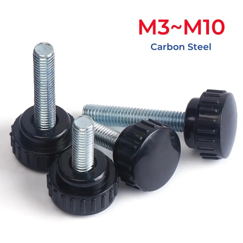 Винты с ручкой M3 M4 M5 M6 M8 M10 из углеродистой стали M5(Head 13mm)-10pcs, 25 мм