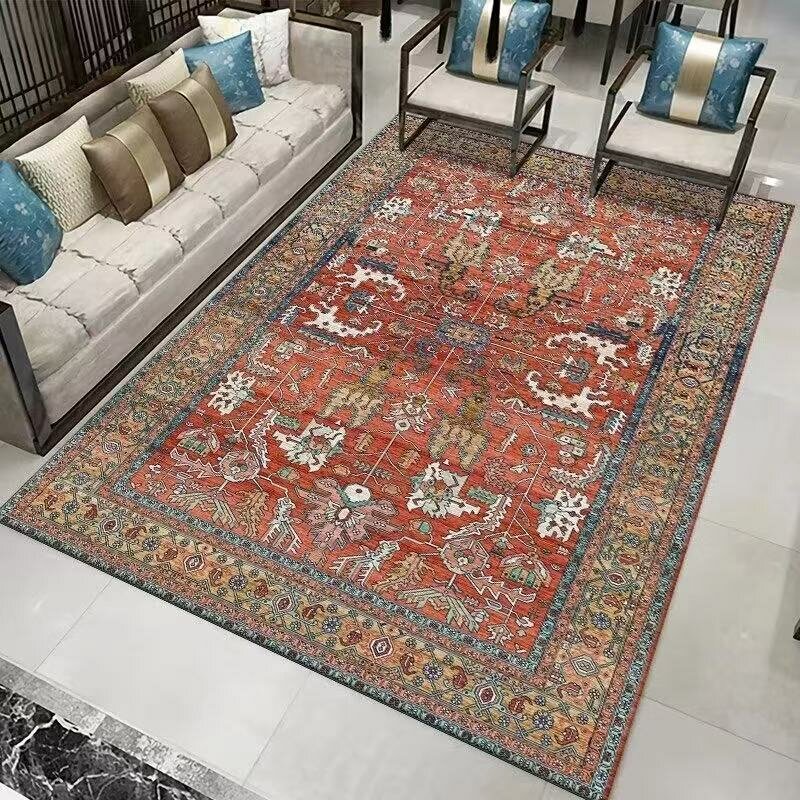 Ретро этнические ковры турецкий персидский ковер , 100x180cm, красный