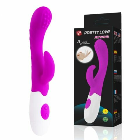 Вибратор Baile Pretty Love Arthur с функцией переминания (20, Ø 3.2 см)