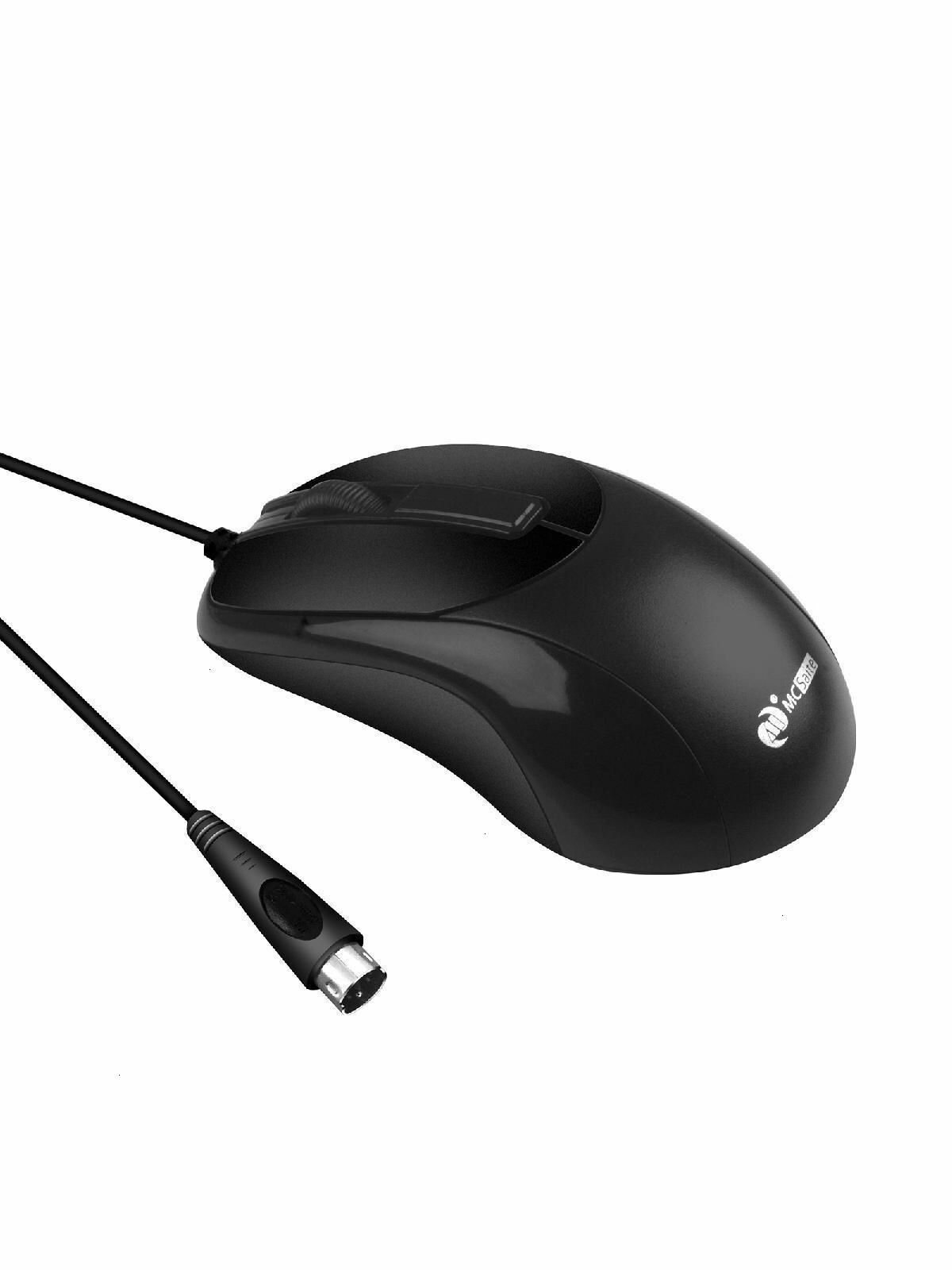 Мышь, Старомодная компьютерная проводная фотоэлектрическая мышь PS2 с круглым ртом