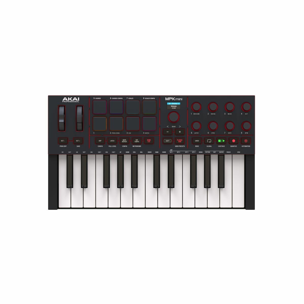 MIDI-клавиатура AKAI PRO MPK Mini 4 Black