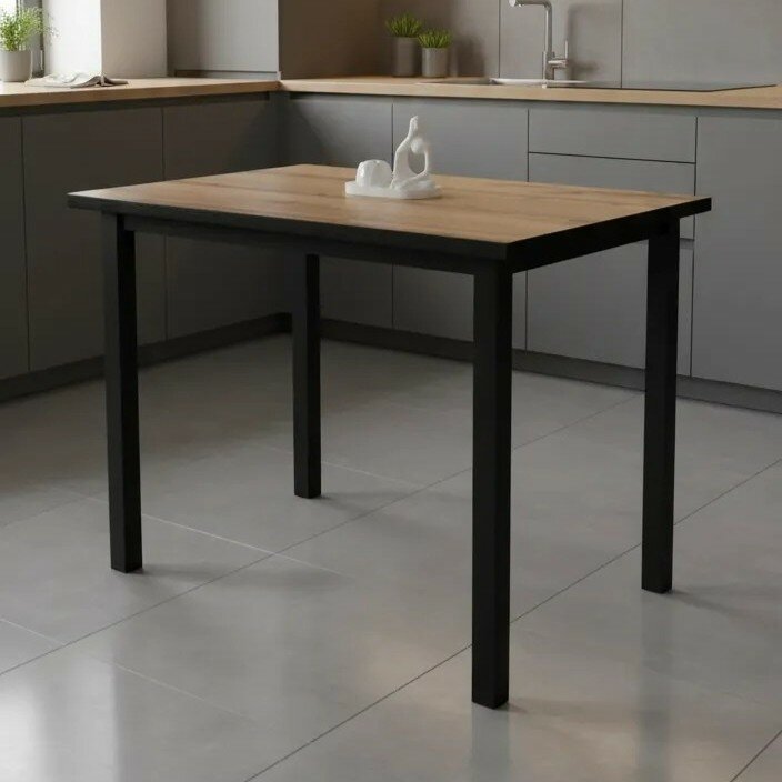 Стол письменный, офисный, кухонный, обеденный в стиле Лофт цвет дуб вотан 80*60 см