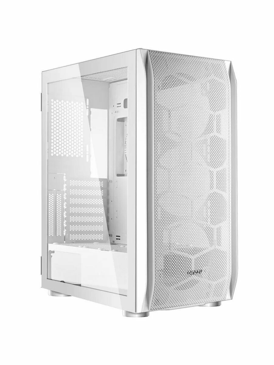 Корпус для ПК GL185 White боковая дверца закаленное стекло