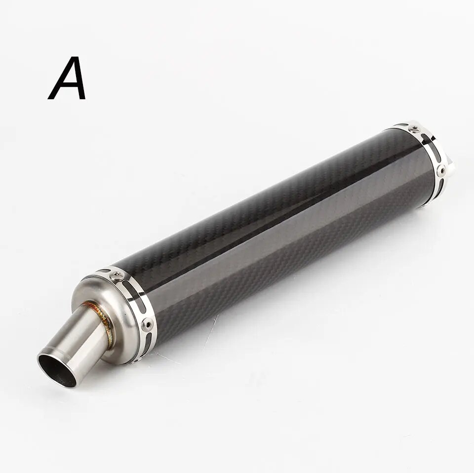 Глушитель выхлопа мотоцикла, 2-тактный выхлоп, двухтактный глушитель NSR250 VFR400 RGV250 TZR250, глушитель rs125 nsr150sp mc28 RD350, A carbon fiber