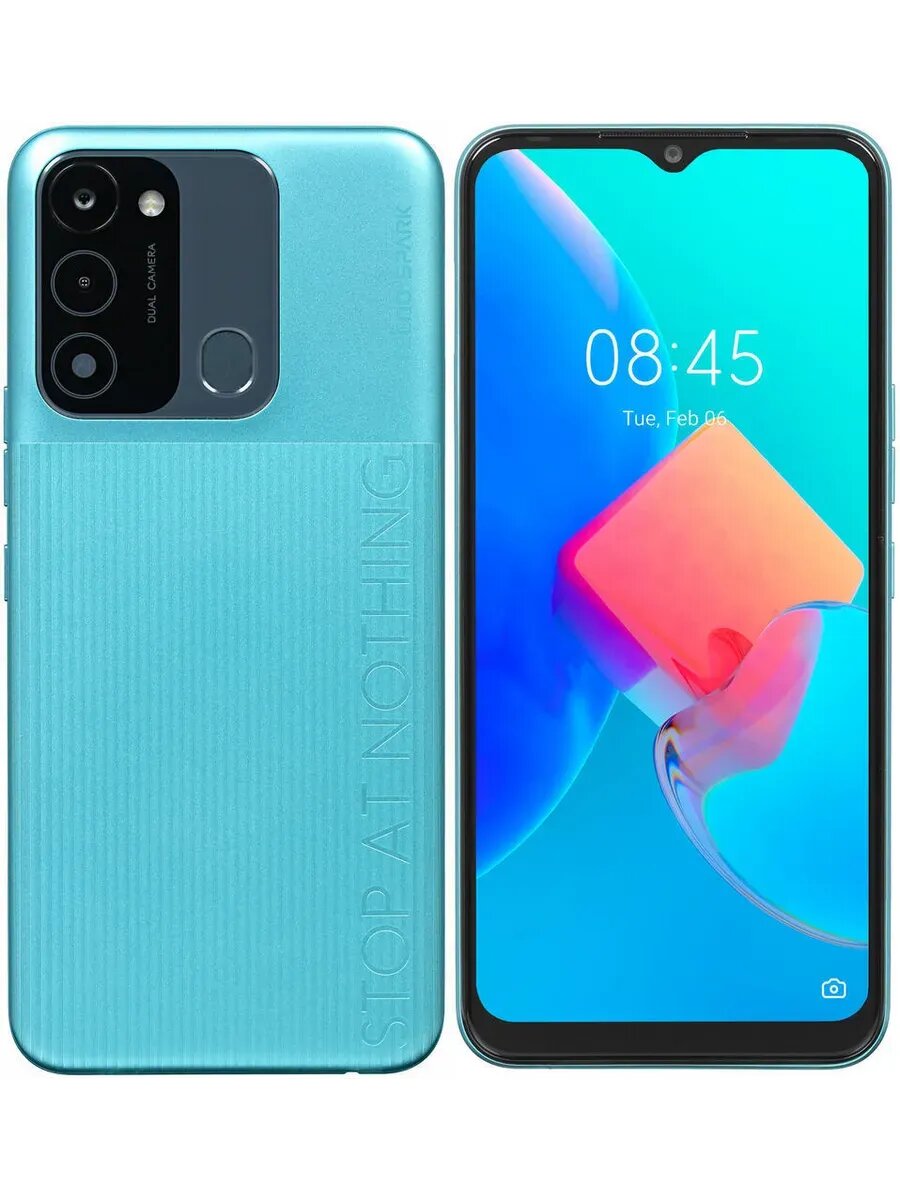 6,52" Смартфон Spark Go 2/32 ГБ SPARK GO 2022 CYAN