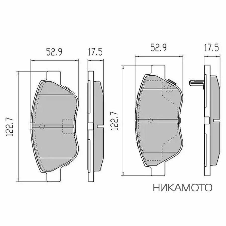 FREMAX FBP121801 колодки дисковые перед!\ Opel Corsa 1.0-1.4/1.3CDTi 06>