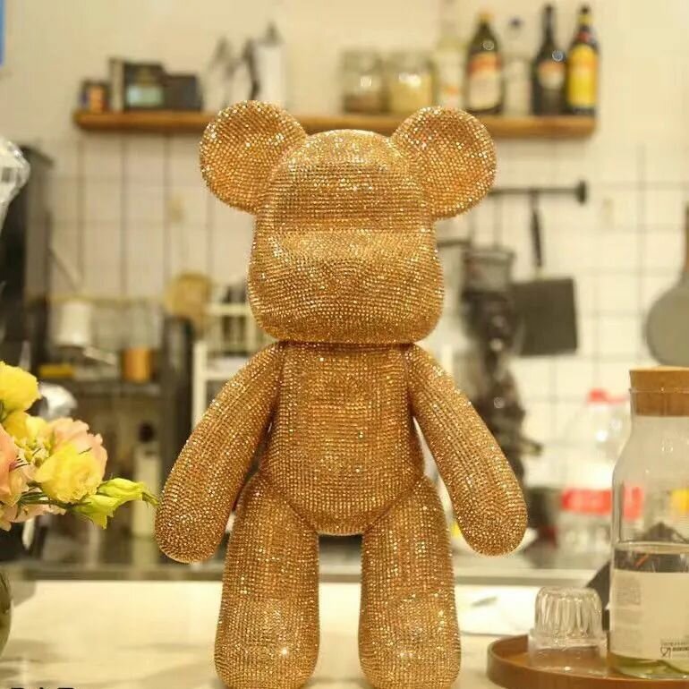 Набор для творчества Bearbrick алмазная мозаика 23 см, подарок своими руками для детей, для взрослых