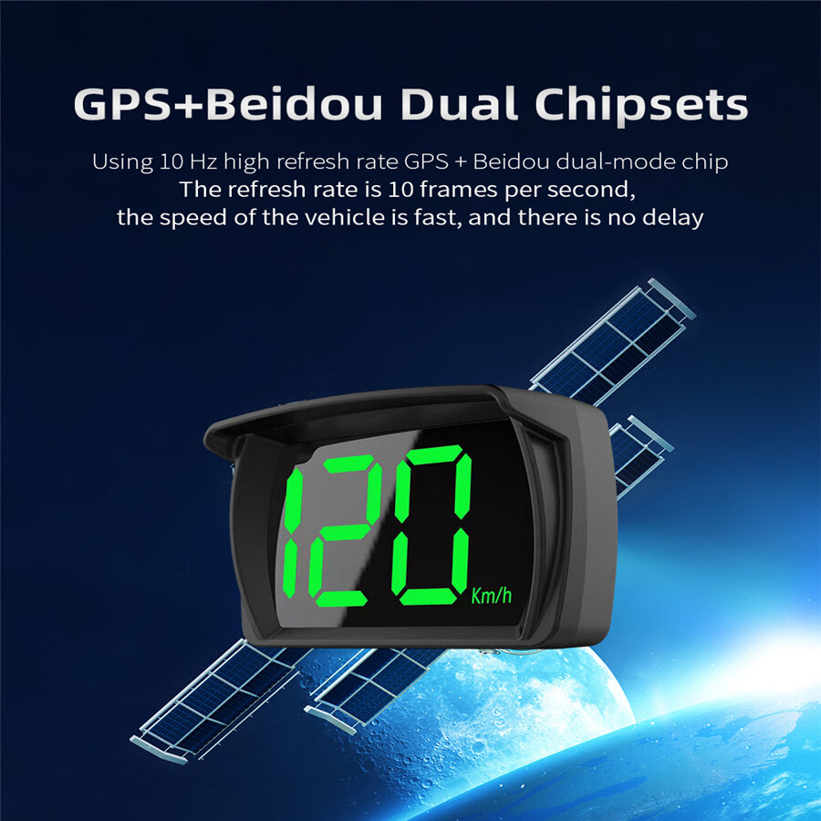 GPS HUD Цифровой Спидометр Головной Дисплей Электронные Аксессуары Универсальный