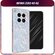 Чехол на Infinix Zero 40 4G / Инфиникс Зеро 40 4G с принтом "Сиреневый мрамор"