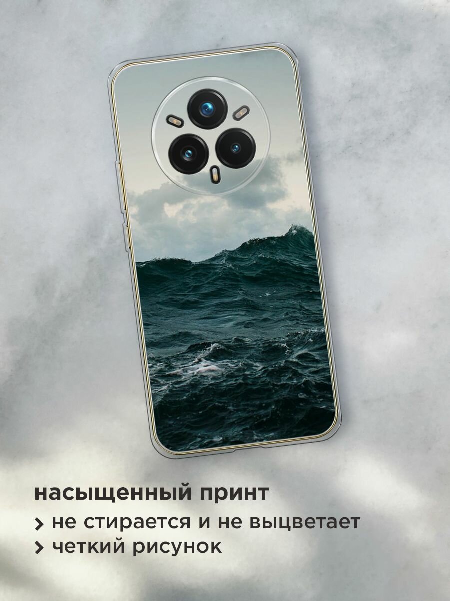 Чехол на Realme 14 Pro+ / Реалми 14 Про+ с принтом "Волны 11" — фото 1