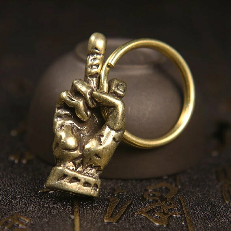 Медная статуэтка "Средний палец", Middle finger B