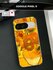 Чехол на Google Pixel 9 / Гугл Пиксель 9 с принтом "Оранжевые подсолнухи"