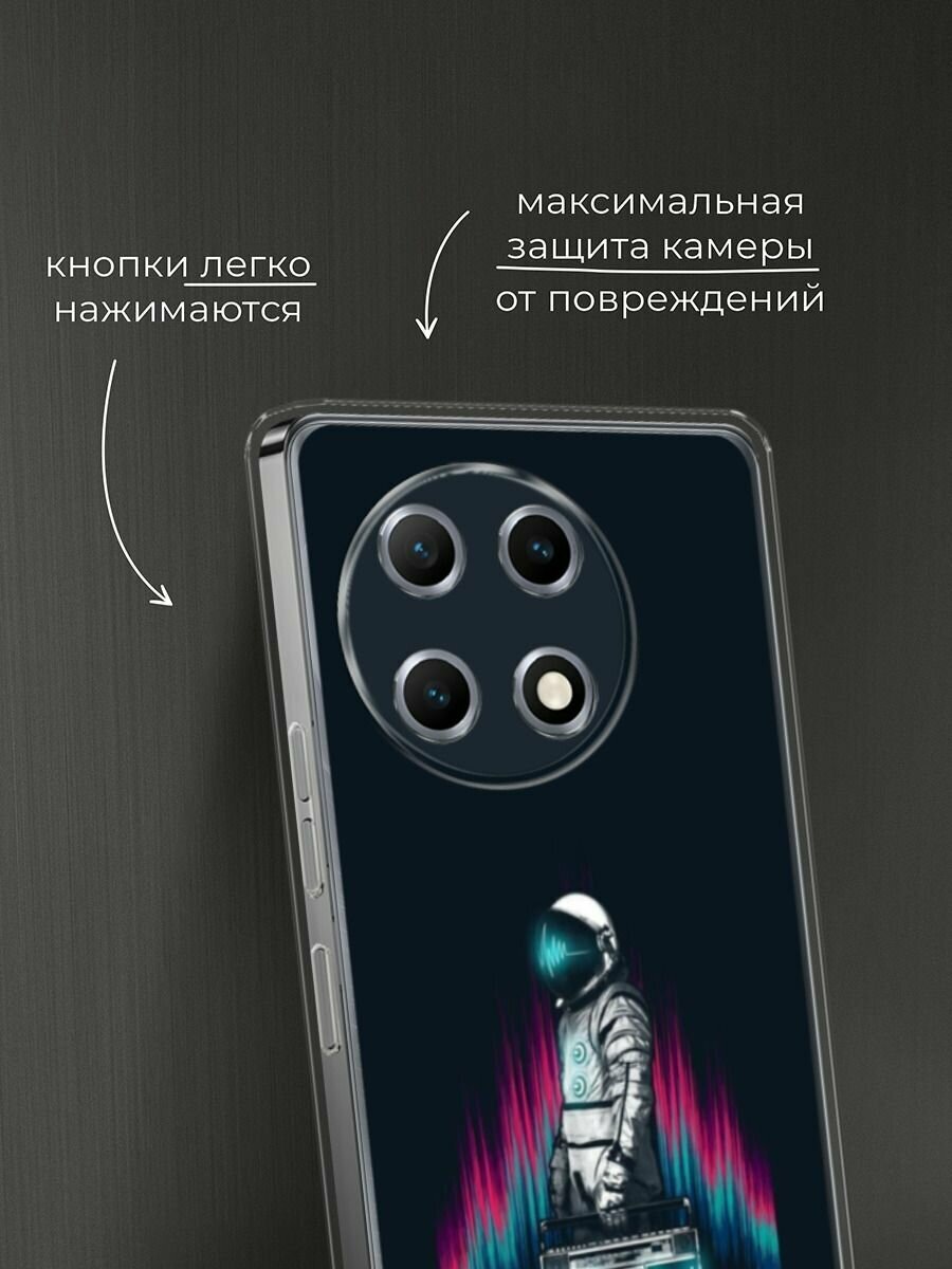 Чехол на Tecno Camon 30S / Текно Камон 30S с принтом "Космическая вечеринка" — фото 1