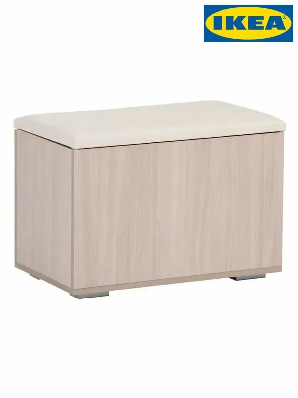 Пуф, Экокожа, 60х35.5х43.2 см