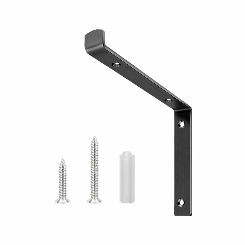 90-градусная настенная Г-образная подставка для полки мебельного держателя-200 мм