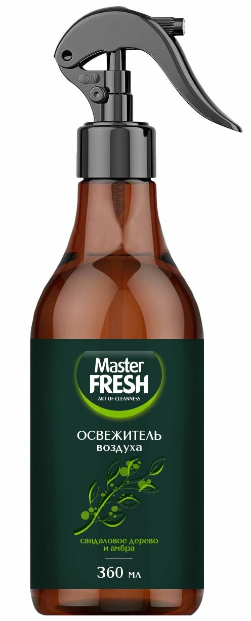 Освежитель воздуха Master FRESH Аква, с ароматом сандаловое дерево и амбра, 360 мл