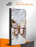 Чехол книжка для Poco M7 Pro (5G) / Поко М7 Про (5Г) защитный, черный, с рисунко...