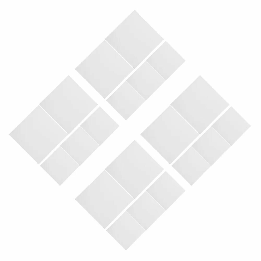 Плотные холсты из хлопка на деревянном подрамнике для масляной и акриловой живописи, 20 панелей