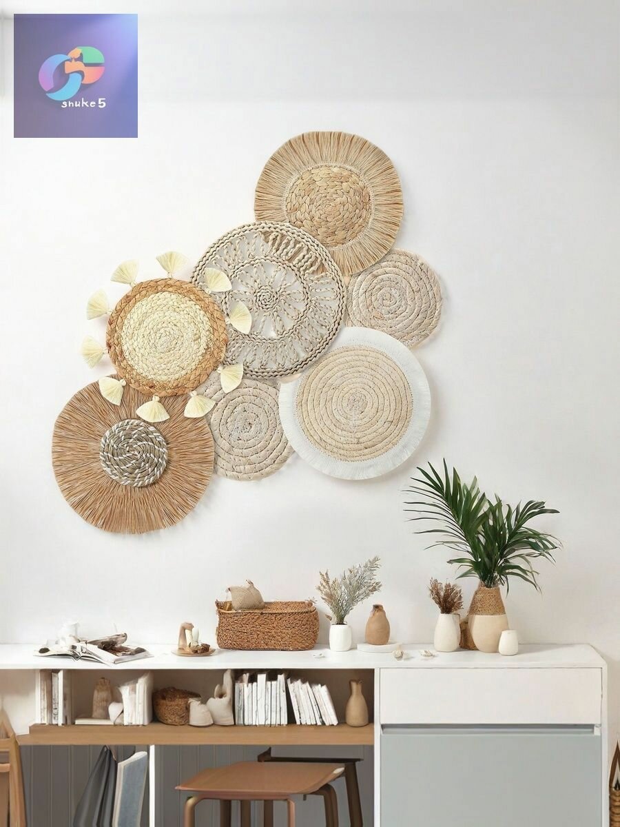 Сплетено вручную декор на стену для интерьера