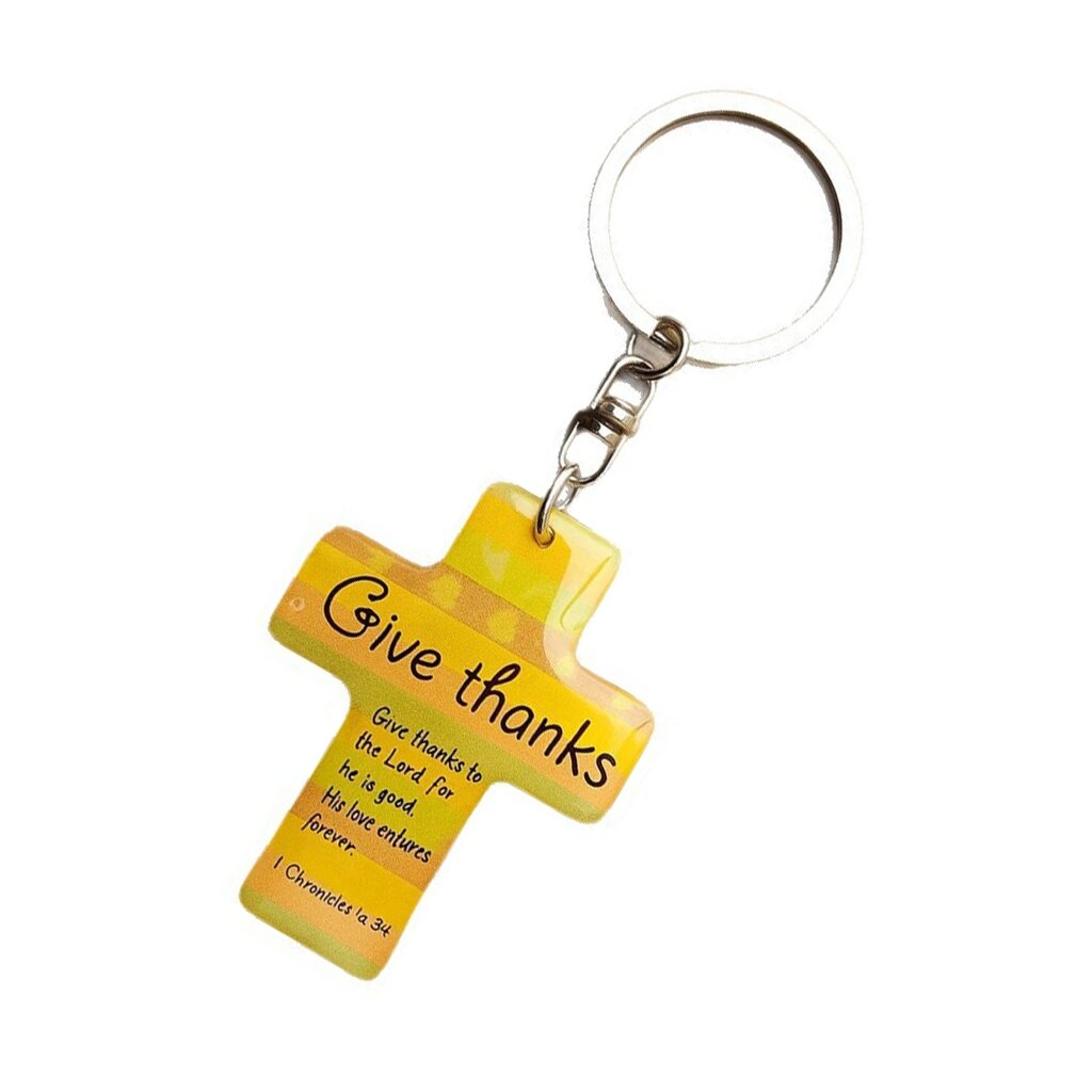 Деревянный Брелок Религиозный Подарок Для Женщин Мужчин Рождество День Рождения Юбилей Дома Автомобиля