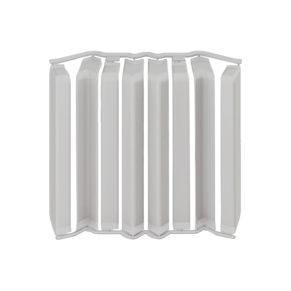 Накладка для прямоугольного плинтуса Идеал Дюра 80 мм светло-серая (8 шт.) Идеал ИД-ПП80-Н8-Ф1 002 СВТ СЕР