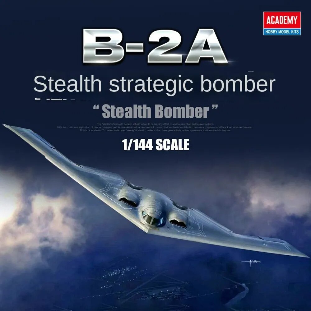 Academy AC12645 1/144 ВВС США B-2A Стилт-бомбардировщик Комплект моделей