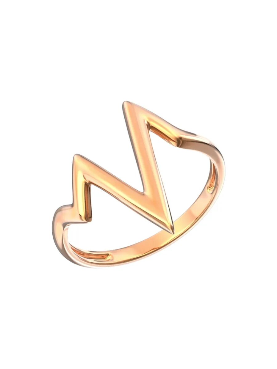 Печатка, серебро, 925 проба, золочение