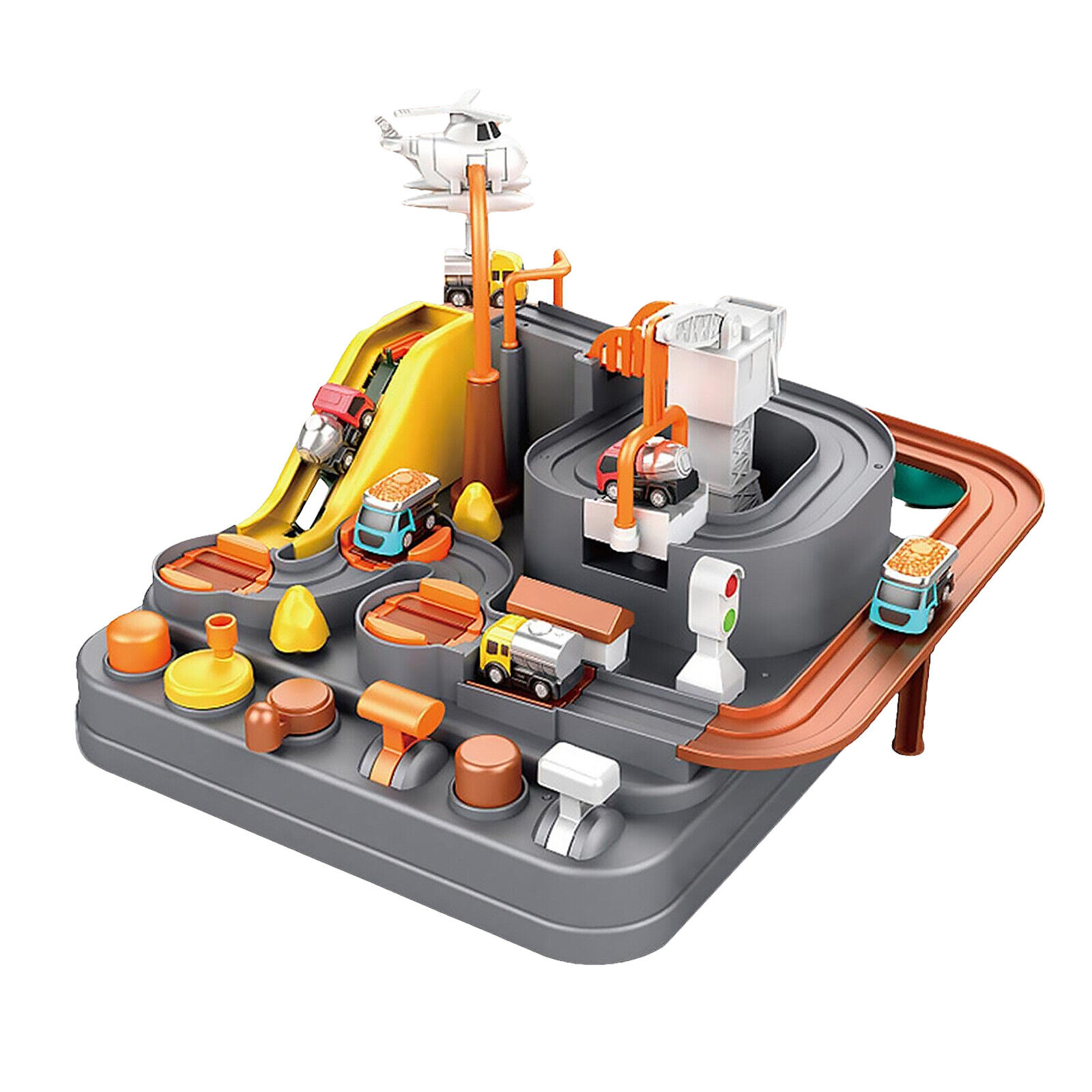 Автотрек интерактивный FIRST STEP Engineering Adventure "Строители" YS0489816 (машинки в комплекте)