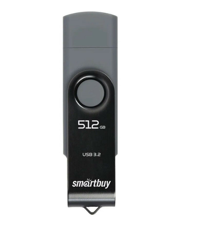 Устройство USB Flash Drive 512 Gb SmartBuy Twist Dual Black SB512Gb3DUOTWK