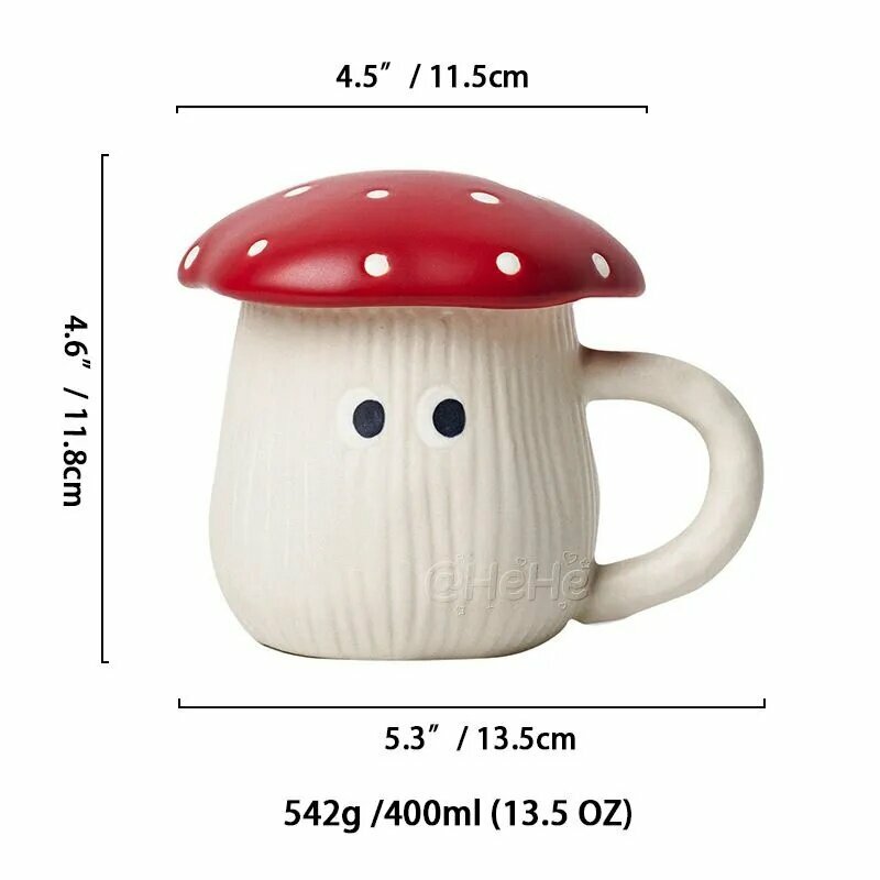 Набор тарелок 1 шт белый, Красный, кружка, керамика, 542g，400ml